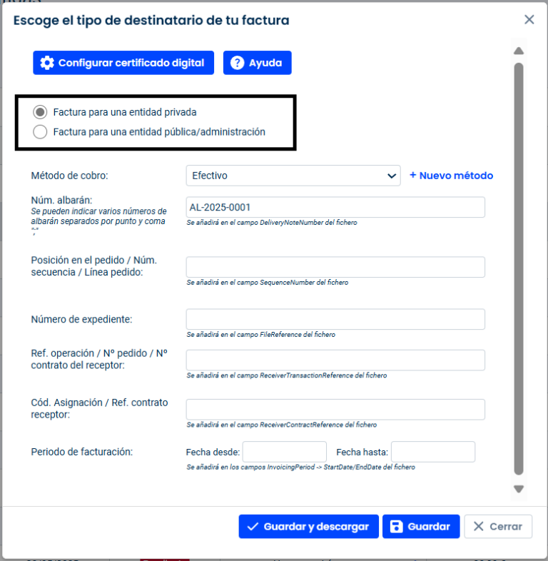 Como Crear Facturas en formato Factura E - Generar Factura E